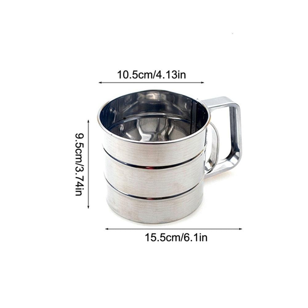 Stainless Steel Flour Sifter | Durable Kitchen Tool | Tilly Living