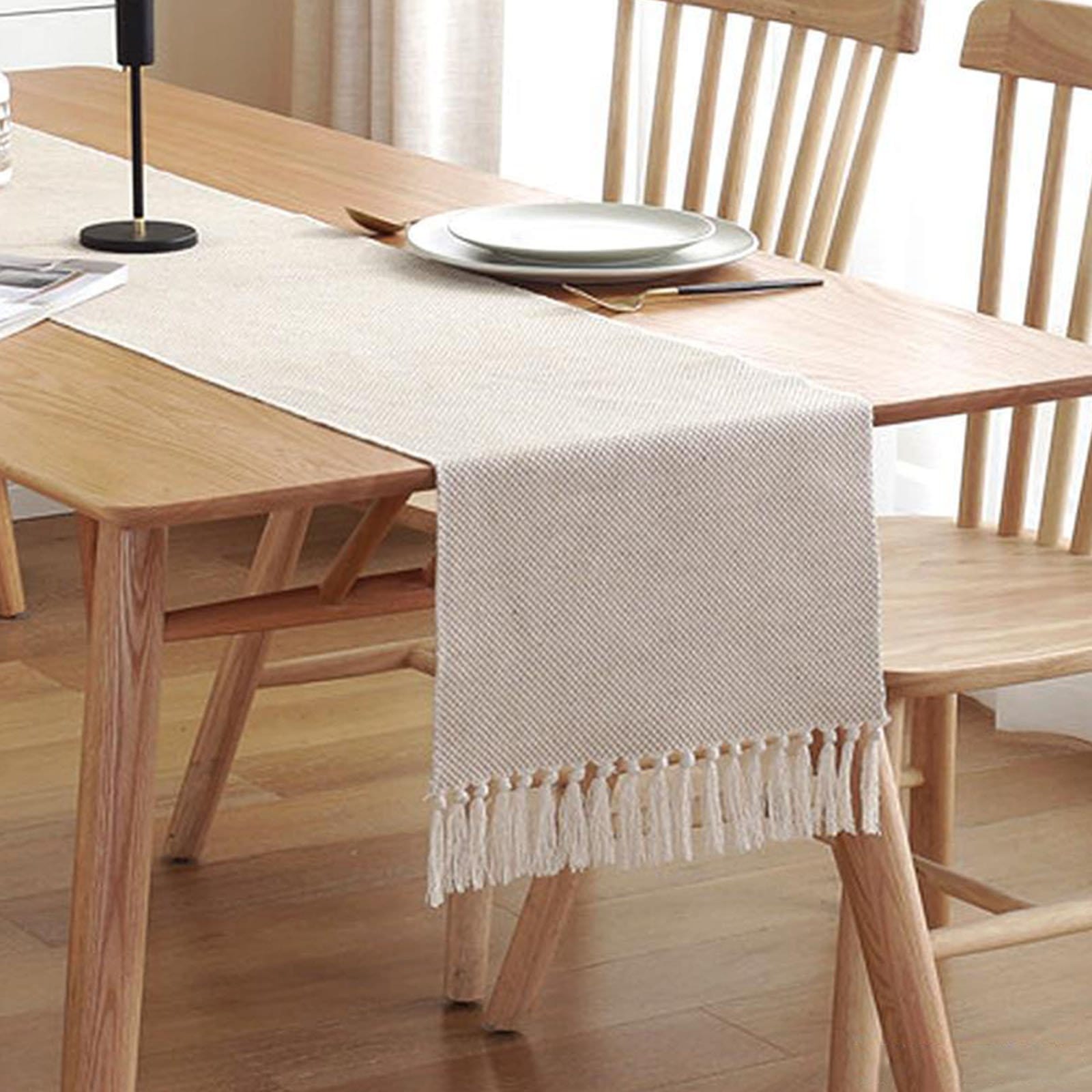 Simple Woven Table Runner | Quilted Table Runner | Tilly Living